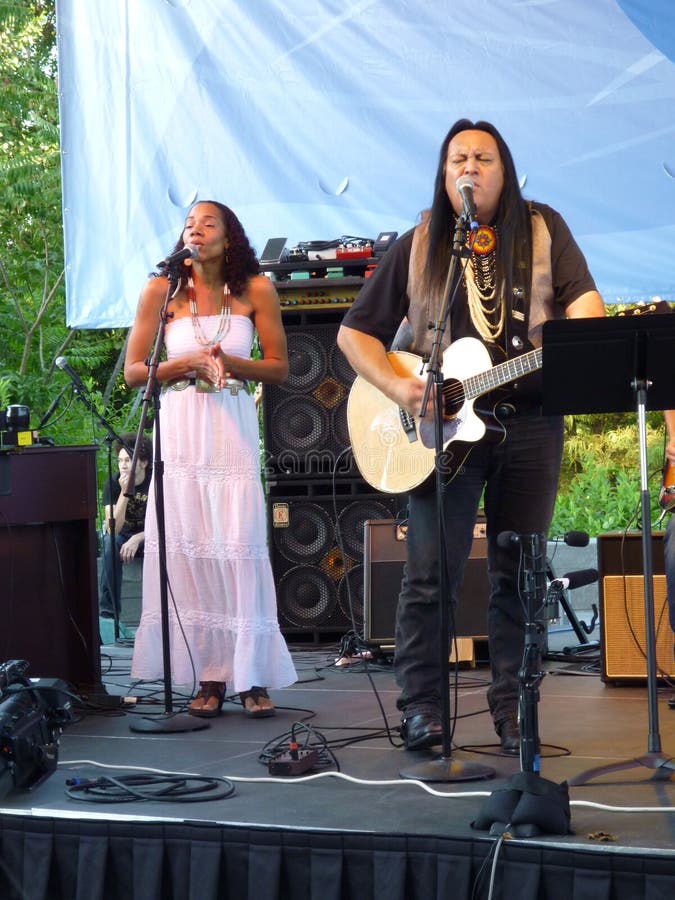 Bill Miller with Female Singer Editorial Stock Image - Image of music ...