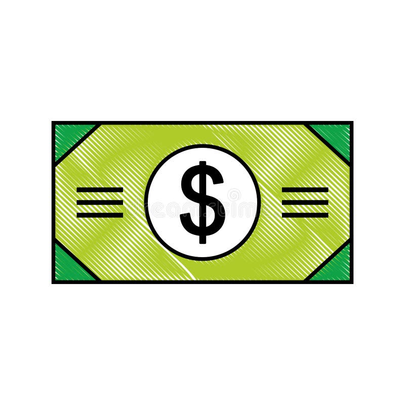 Bill money dollar icon stock vector. Illustration of millionaire - 92781143