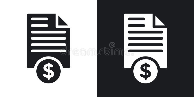 Bill paid icon vector stock vector. Illustration of isolated - 348261902