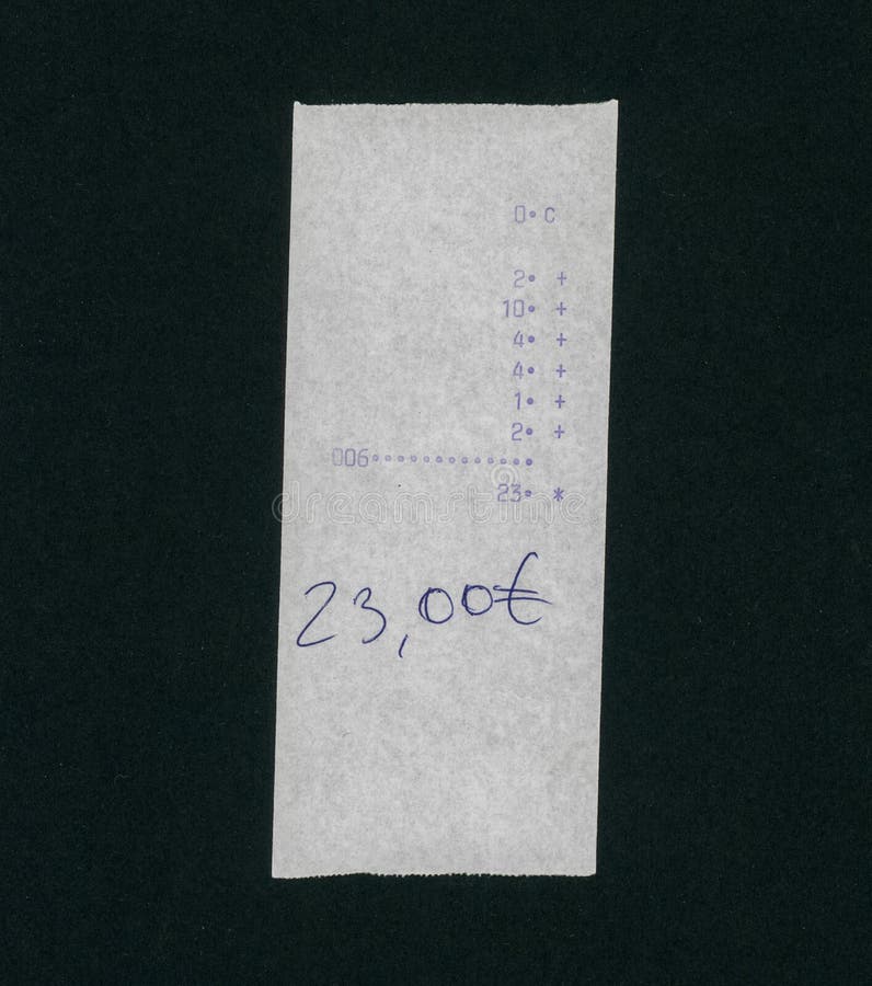 Handwritten Bill Receipt Stock Photos - Free & Royalty-Free Stock ...