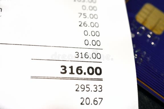 Bill shopping list stock photo. Image of price, retail - 36375368