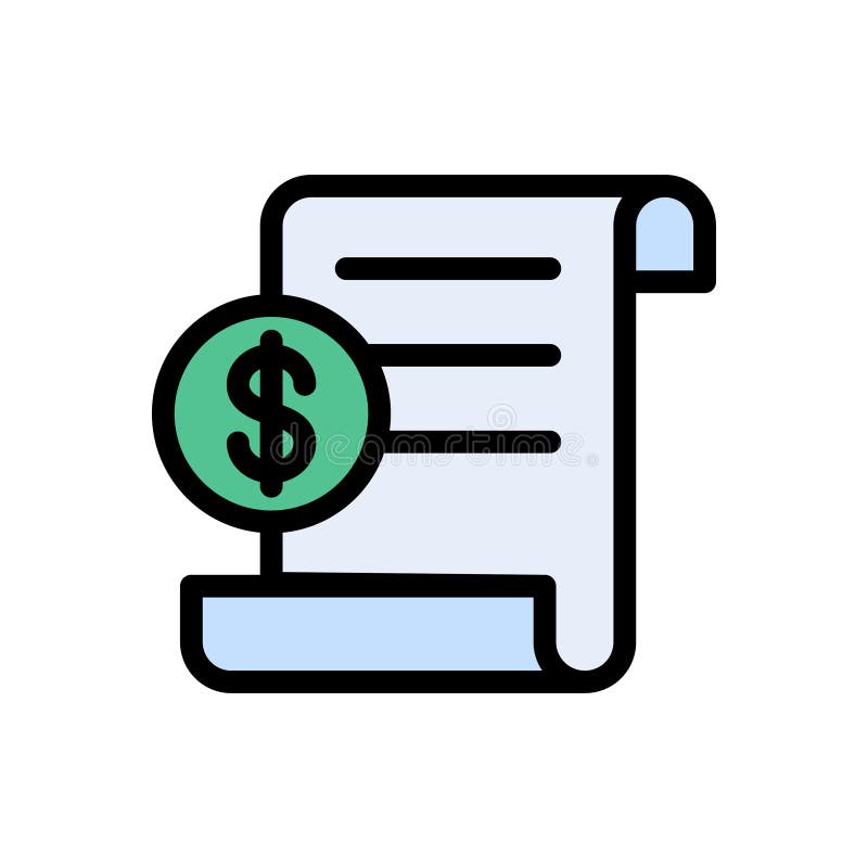 Bill stock vector. Illustration of payment, paperwork - 214361067