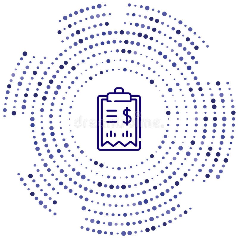 Bill Vector Icon. Bill Editable Stroke. Bill Linear Symbol for Use on ...