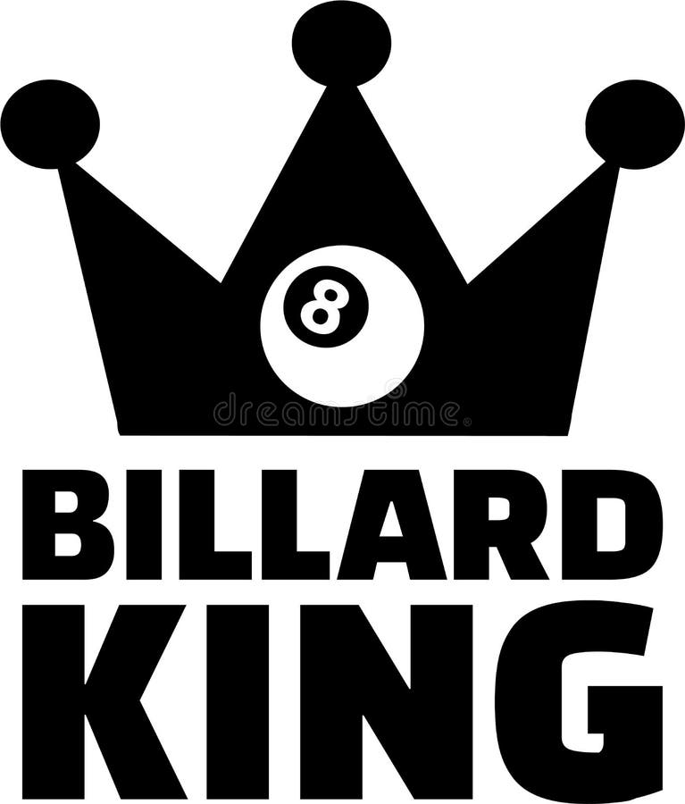Billiard king stock illustration. Illustration of pool - 26629045