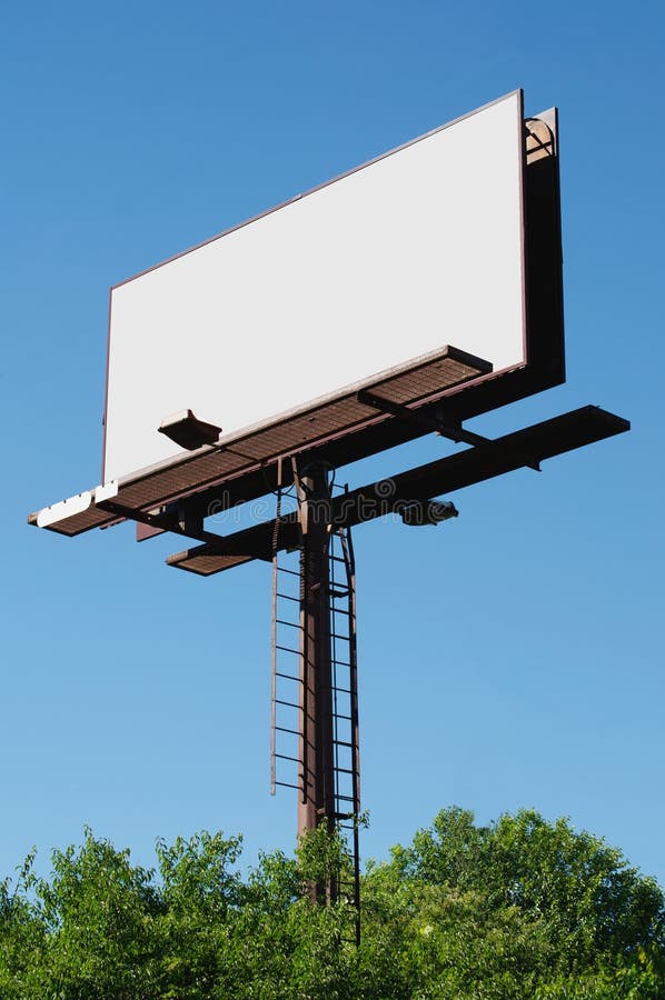 Billboard stock photo. Image of advertisement, blue, sigh - 14634528