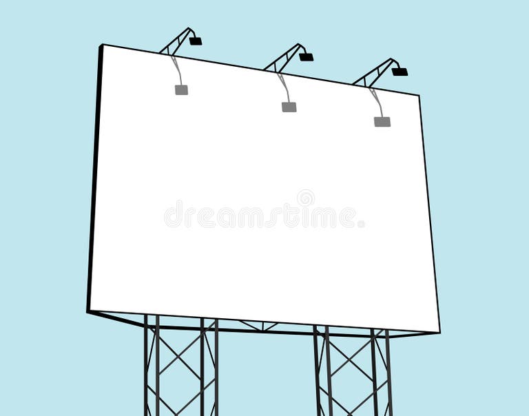 Large Outdoor Billboard Structure Stock Illustrations – 741 Large ...