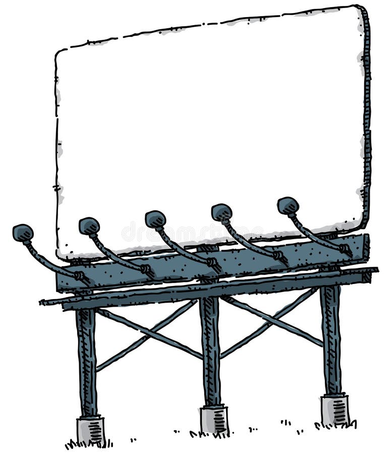 Billboard stock illustration. Illustration of blank, billboard - 22536289
