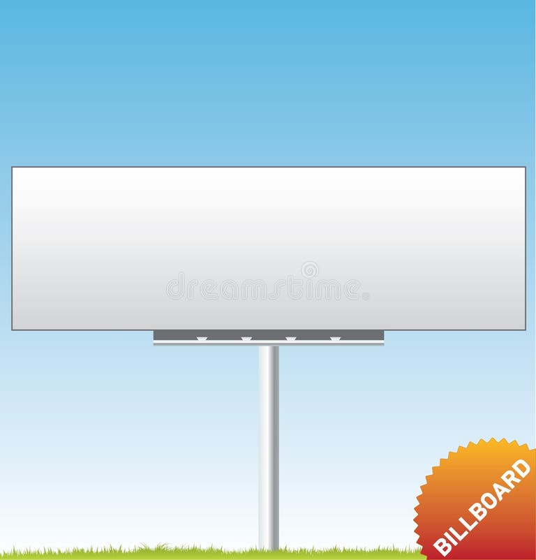 Large Outdoor Billboard Structure Stock Illustrations – 741 Large ...