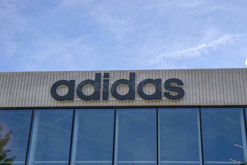 Billboard from the Adidas Company at Amsterdam the Netherlands 2019 ...