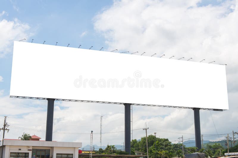Billboard or Advertising Poster for Advertisement Concept Background ...