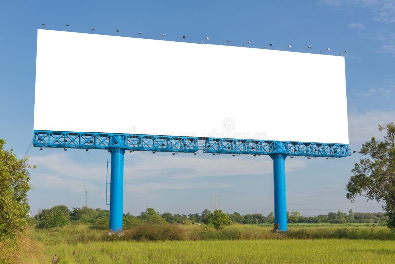 Billboard or Advertising Poster for Advertisement Concept Stock Photo ...