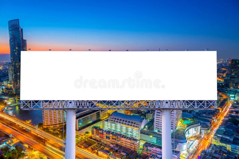 Billboard or Advertising Poster on Building for Advertisement Co Stock ...