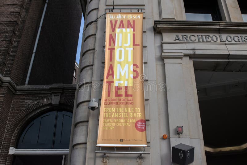 Billboard Allard Pierson Museum at Amsterdam the Netherlands 13-2-2025 ...