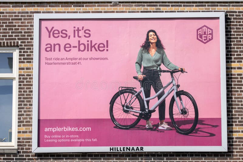 Billboard Ampler E-Bike Advertisement at Amsterdam the Netherlands 29-9 ...