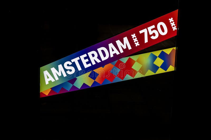 Billboard Amsterdam 750 Years Netherlands 13 2 2025 Stock Photos - Free ...