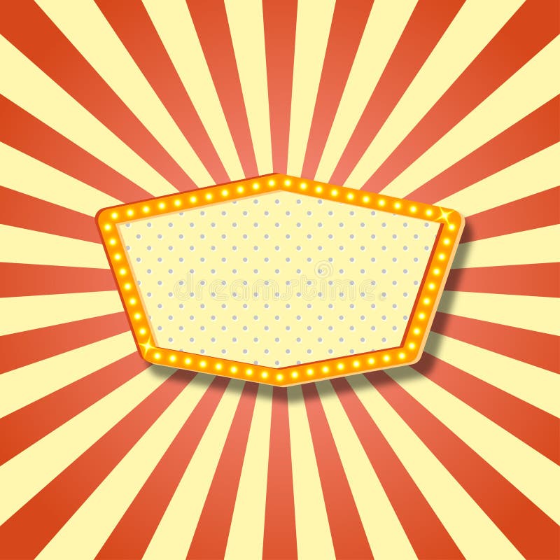 Billboard or Banner for Bright Advertising Stock Illustration ...