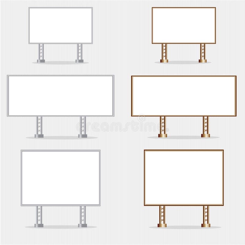 Billboard stock illustration. Illustration of outline - 35350212