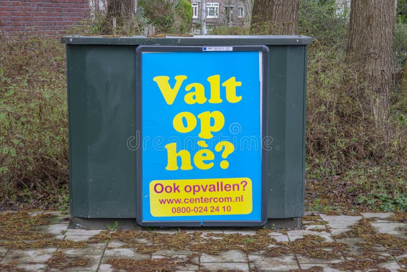 Billboard from Centerom at Amsterdam the Netherlands 2019 Editorial ...