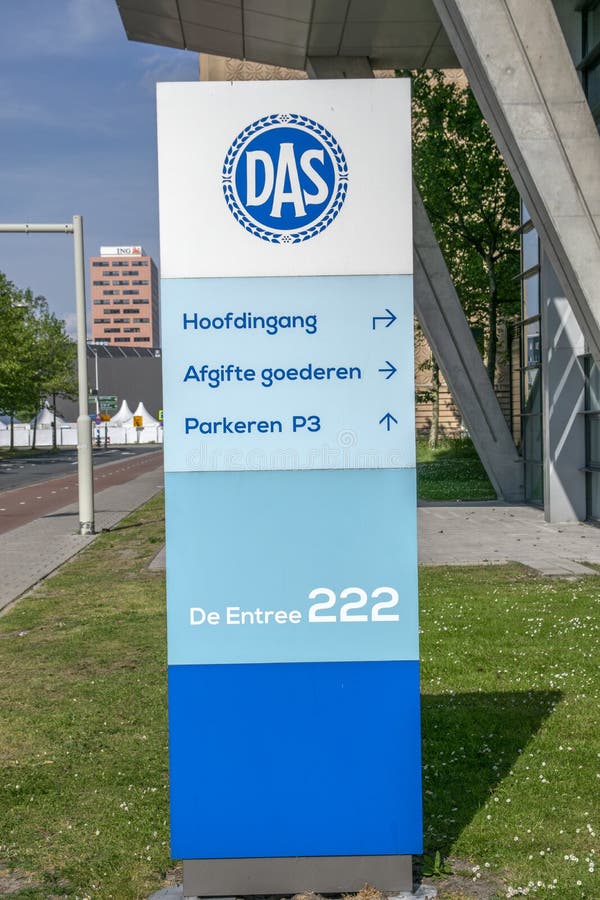 Billboard from the DAS Company at Amsterdam the Netherlands 2019 ...
