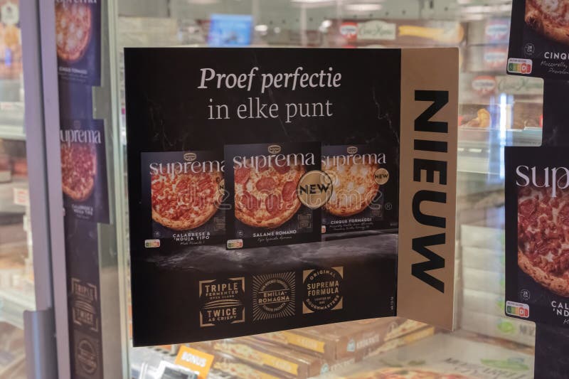 Billboard Dr Oetker Pizza Suprema at Amsterdam the Netherlands 26-3 ...