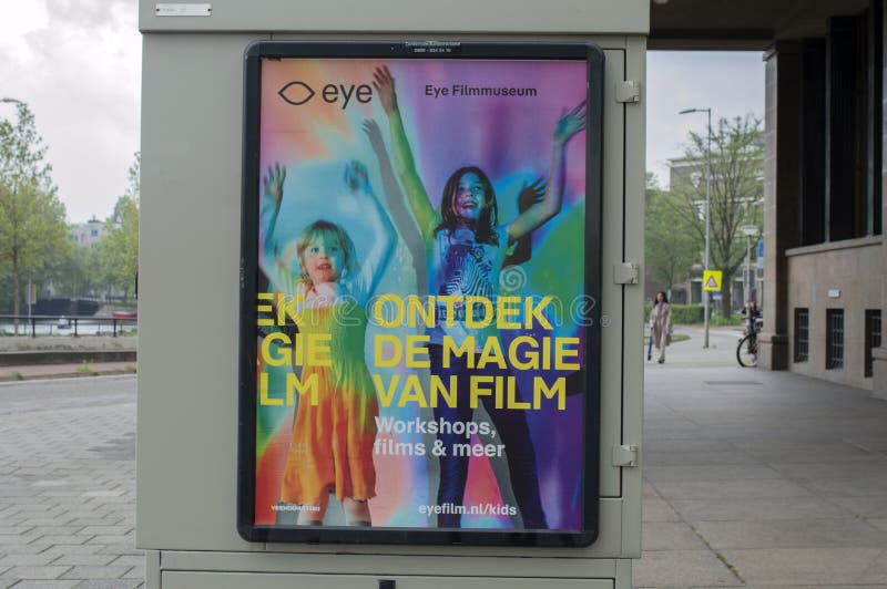 Billboard Eye Filmmuseum Museum at Amsterdam the Netherlands 16-5-2024 ...