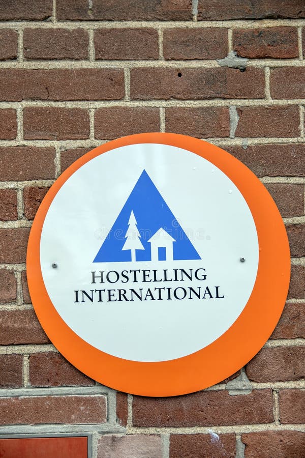 Hostelling International Sign Editorial Photo - Image of exterior ...