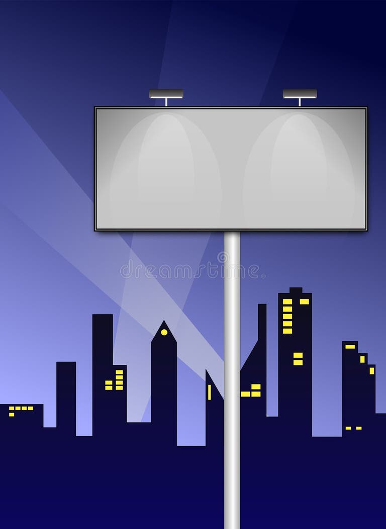 Billboard Illustration Stock Illustrations – 196,166 Billboard ...