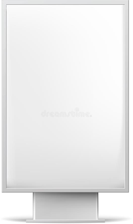 Billboard Illustration stock vector. Illustration of blank - 51765870