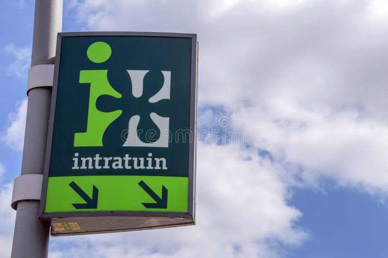 Billboard from the Intratuin Company at Amsterdam the Netherlands 2018 ...