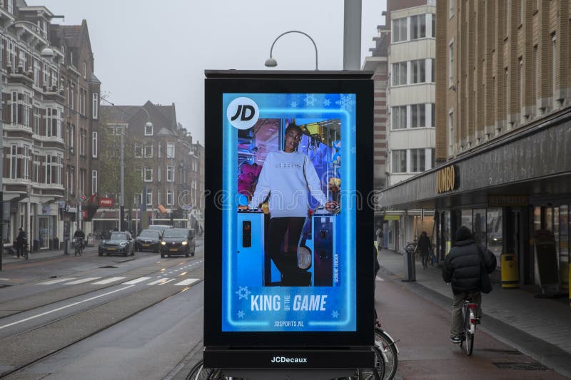 Billboard JD Store at Amsterdam the Netherlands 21-11-2022 Editorial ...
