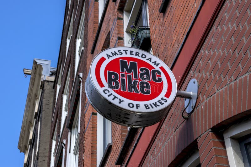 Billboard Mac Bike at Amsterdam the Netherlands 2019 Editorial Stock ...