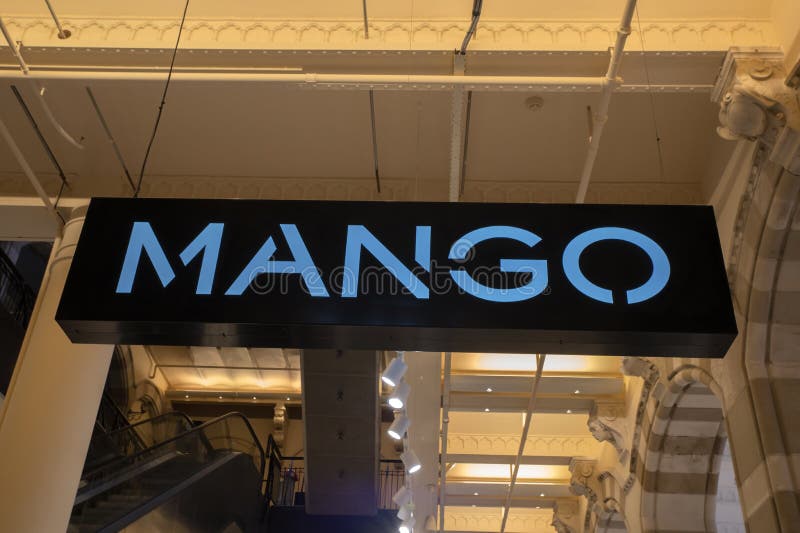 Billboard Mango Shop at the Magna Plaza at Amsterdam the Netherlands 17 ...
