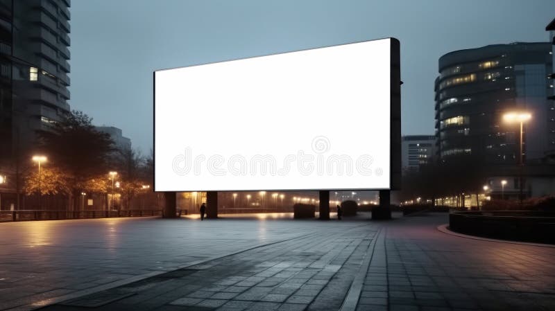 Billboard Mockup Outdoors, Advertising Poster on the Street for ...