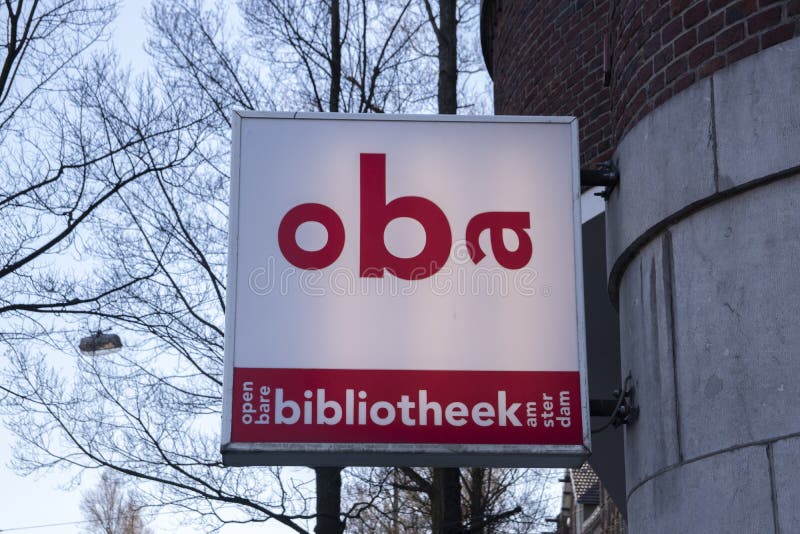 Billboard OBA Library at Amsterdam the Netherlands 25-3-2020 Editorial ...