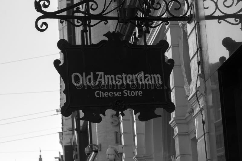 Billboard Old Amsterdam Cheese Store at Amsterdam the Netherlands 2020 ...