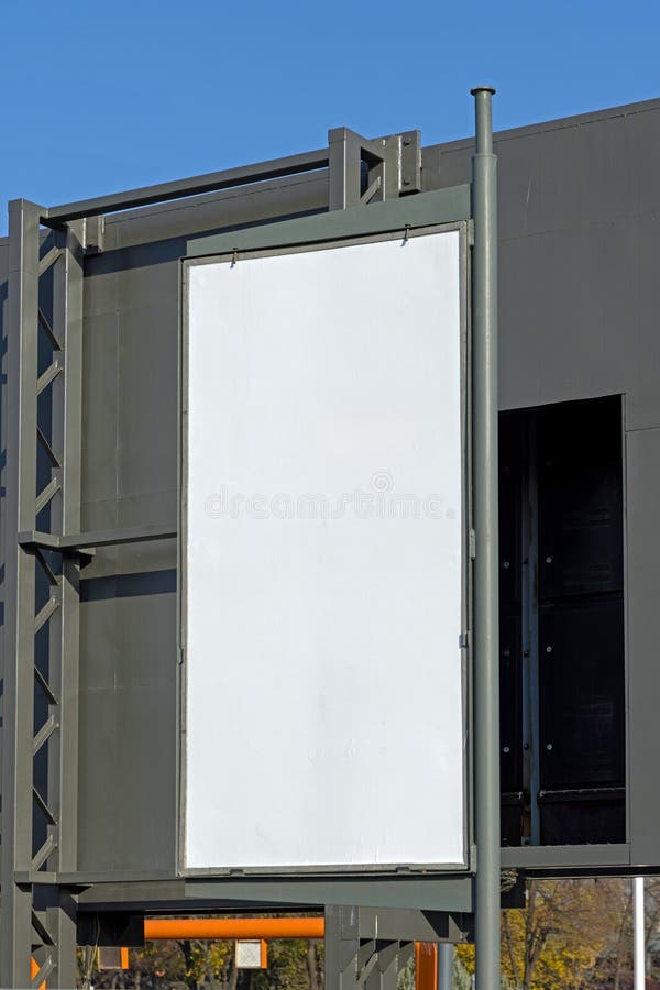 Billboard Poster Copy Space Stock Image - Image of 2021, commercial ...