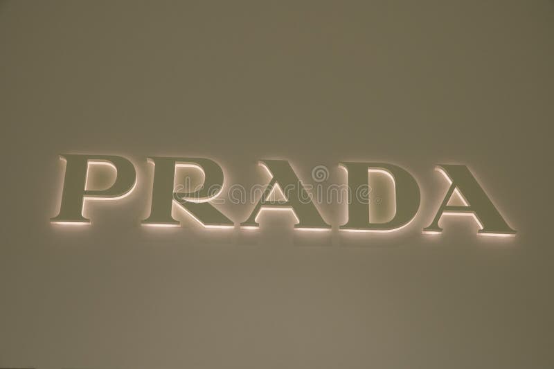 Billboard Prada at the Bijenkorf at Amsterdam the Netherlands 17-1-2023 ...