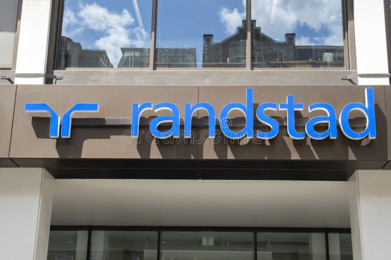 Billboard Randstad at Amsterdam the Netherlands 2019 Editorial Image ...