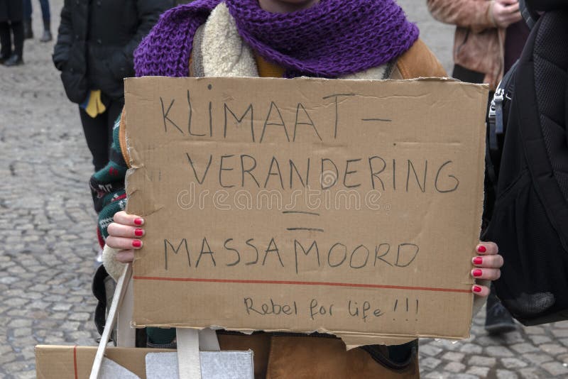 Billboard from the Rebellion Extinction Group at the Demonstration on ...