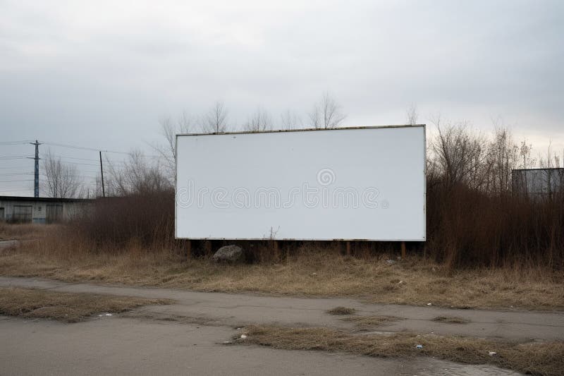 Blank Billboard on the Highway Blank Billboard on the Road Billboard on ...