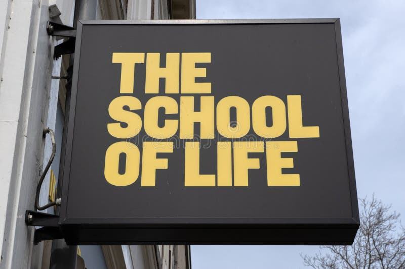 Billboard the School of Life at Amsterdam the Netherlands 26-3-2024 ...