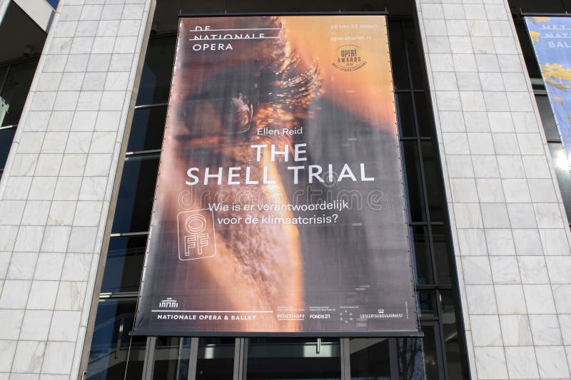 Billboard the Shell Trial at Amsterdam the Netherlands 2-3-2024 Editorial Image - Image of logo ...