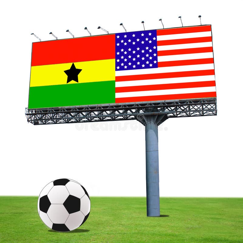 Football with a billboard stock image. Image of goal - 41227273