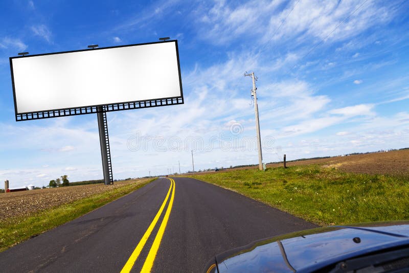 Billboard Sign stock image. Image of background, billboard - 24484781