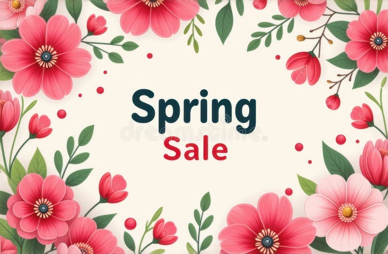 Billboard Spring Sale at 13-12-2024 Stock Illustration - Illustration ...