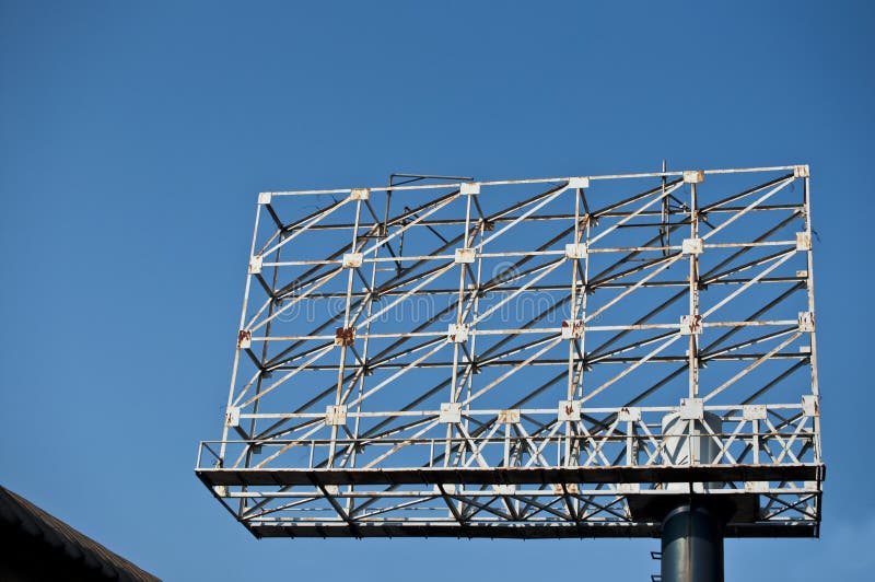 Billboard structure stock image. Image of board, panel - 28160185