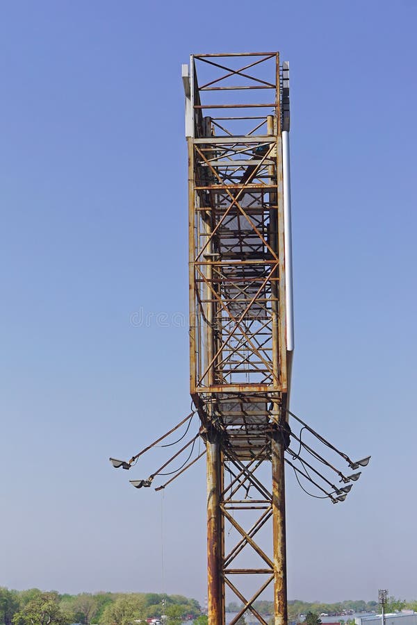 Billboard structure stock photo. Image of shapes, iron - 30952794