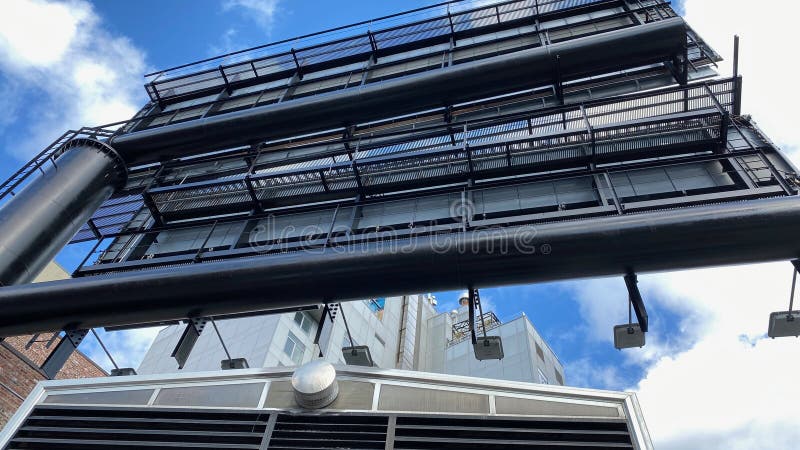 A Billboard Support without the Sign Editorial Photo - Image of strange ...