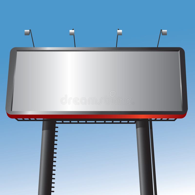 Billboard. Vector Illustration Decorative Design Stock Vector ...