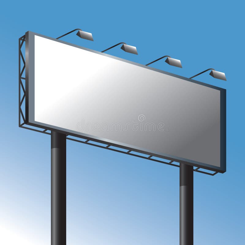 Billboard. Vector Illustration Decorative Design Stock Illustration ...